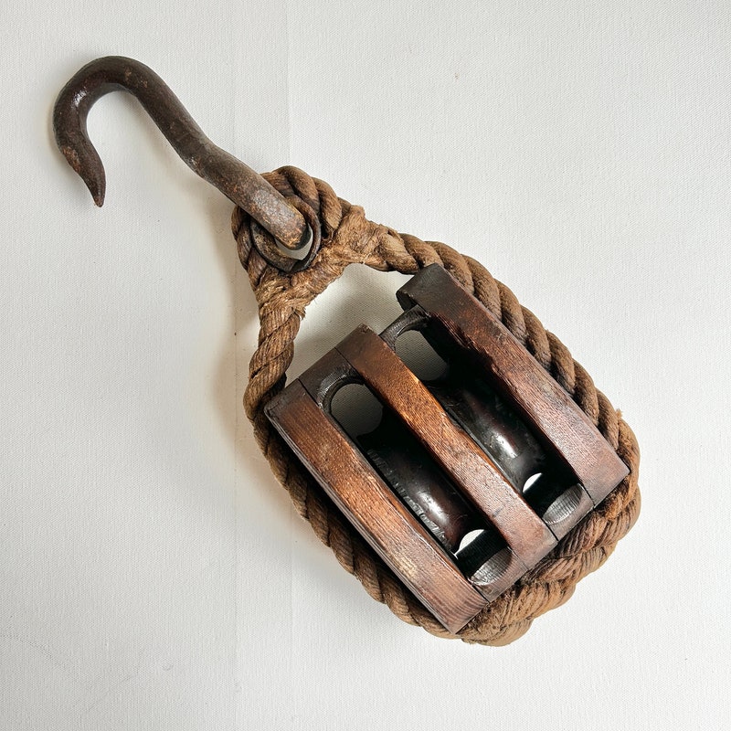Rustic Pulley - Etsy