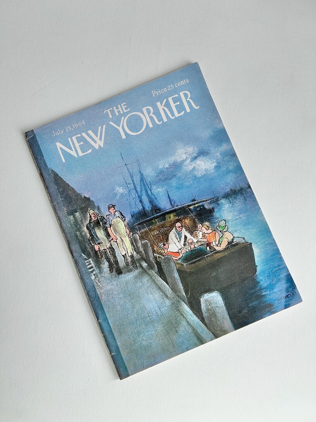 New Yorker Magazine, July 25, 1964, Full Issue, Cover Art, 1960s ...