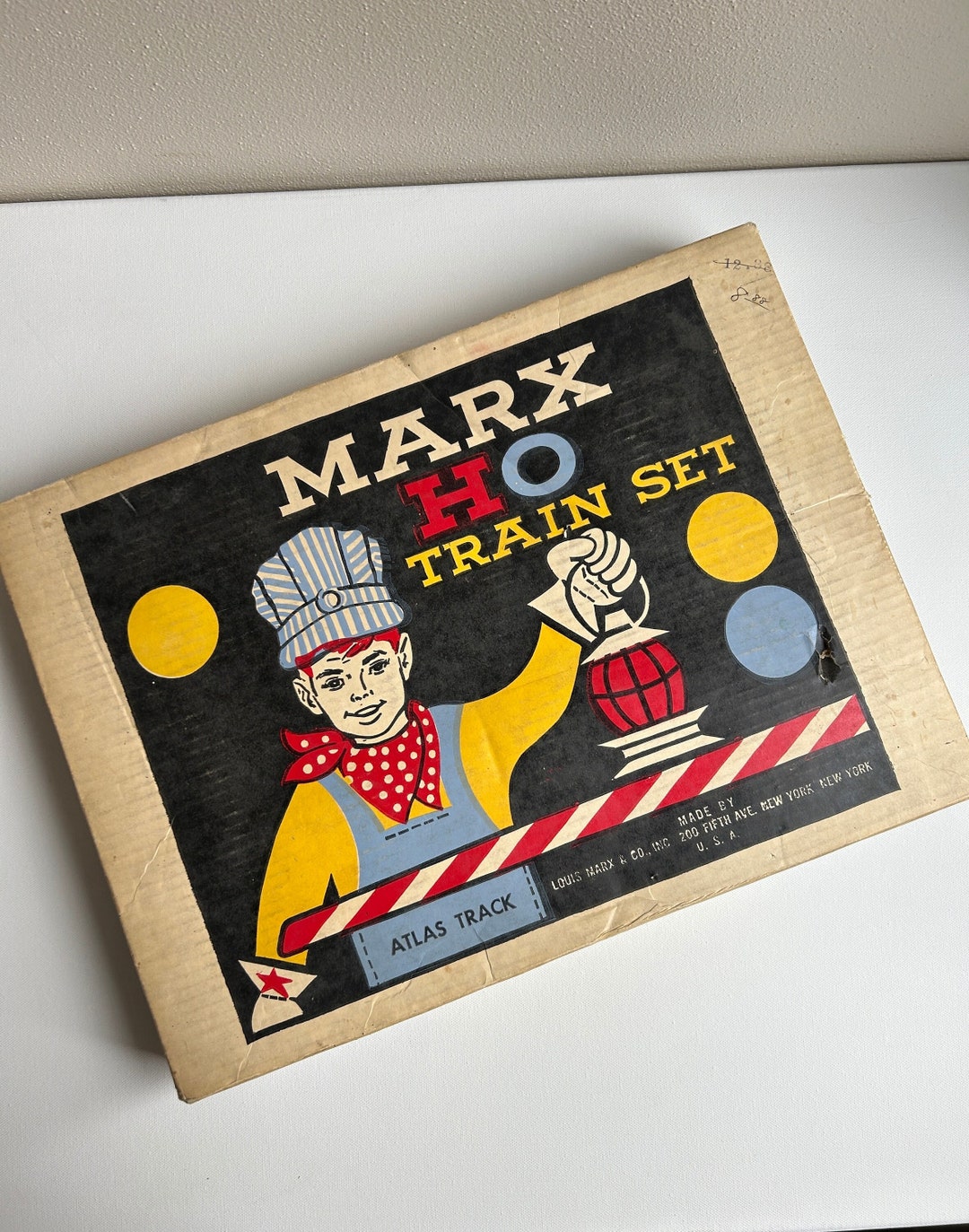 Marx HO Electric Train Set With Track, COMPLETE, Rock Island, Southern ...