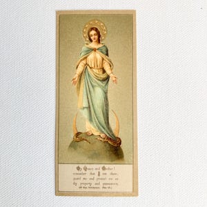 Vintage Prayer Cards, Lot of 11, Virgin Mary Holy Card, Religious Card ...