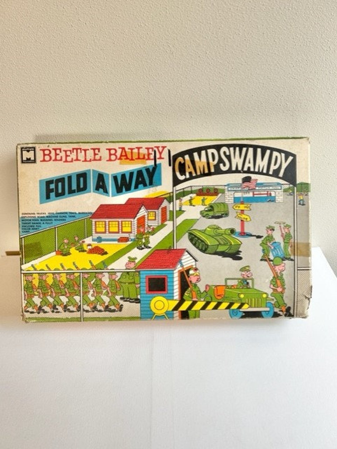 1964 Beetle Bailey Fold Away Camp Swampy Playset RARE - Etsy