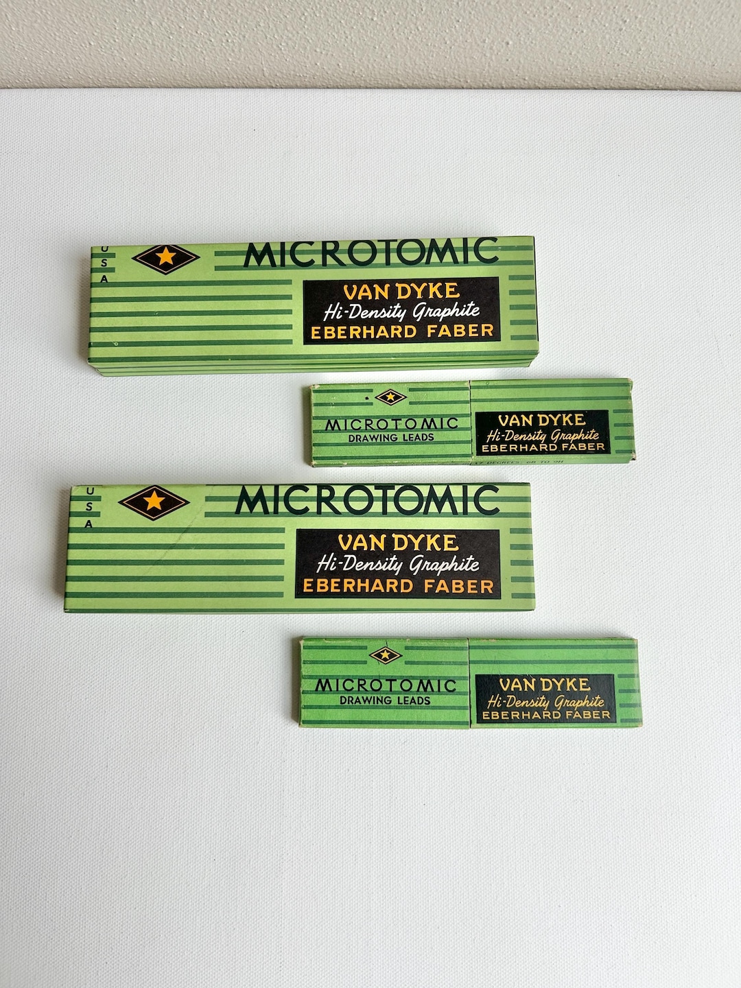 Vintage Van Dyke Graphite Pencils (600-SH) and Graphite Leads (6B to 9H ...