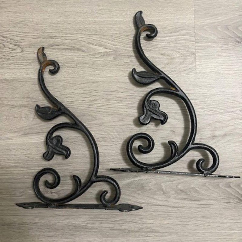Decorative Iron Brackets - Etsy