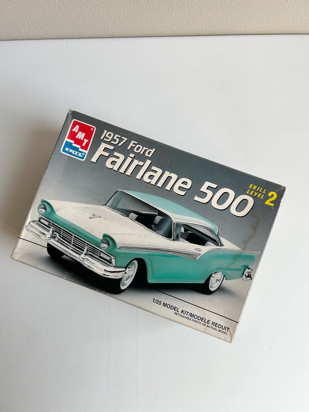 AMT 1957 Ford Fairlane 500 Model Kit, #8028, Contents Sealed, 1993 AMT ...