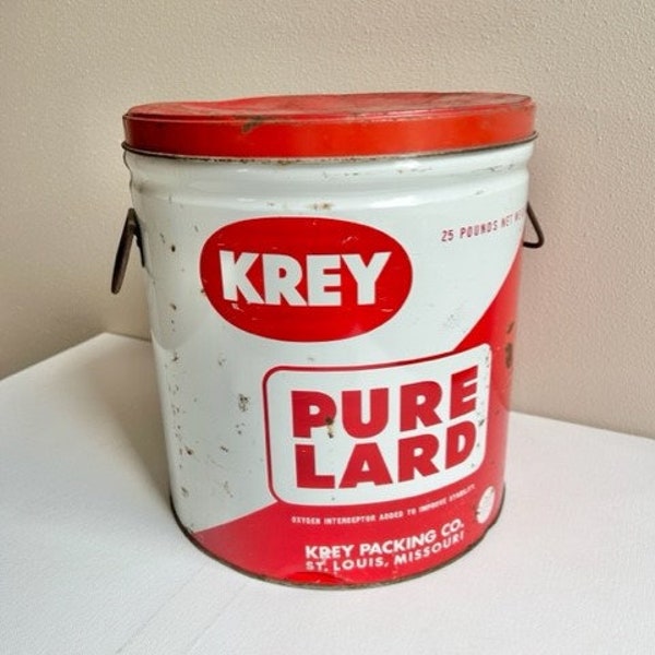 Lard Tin - Etsy