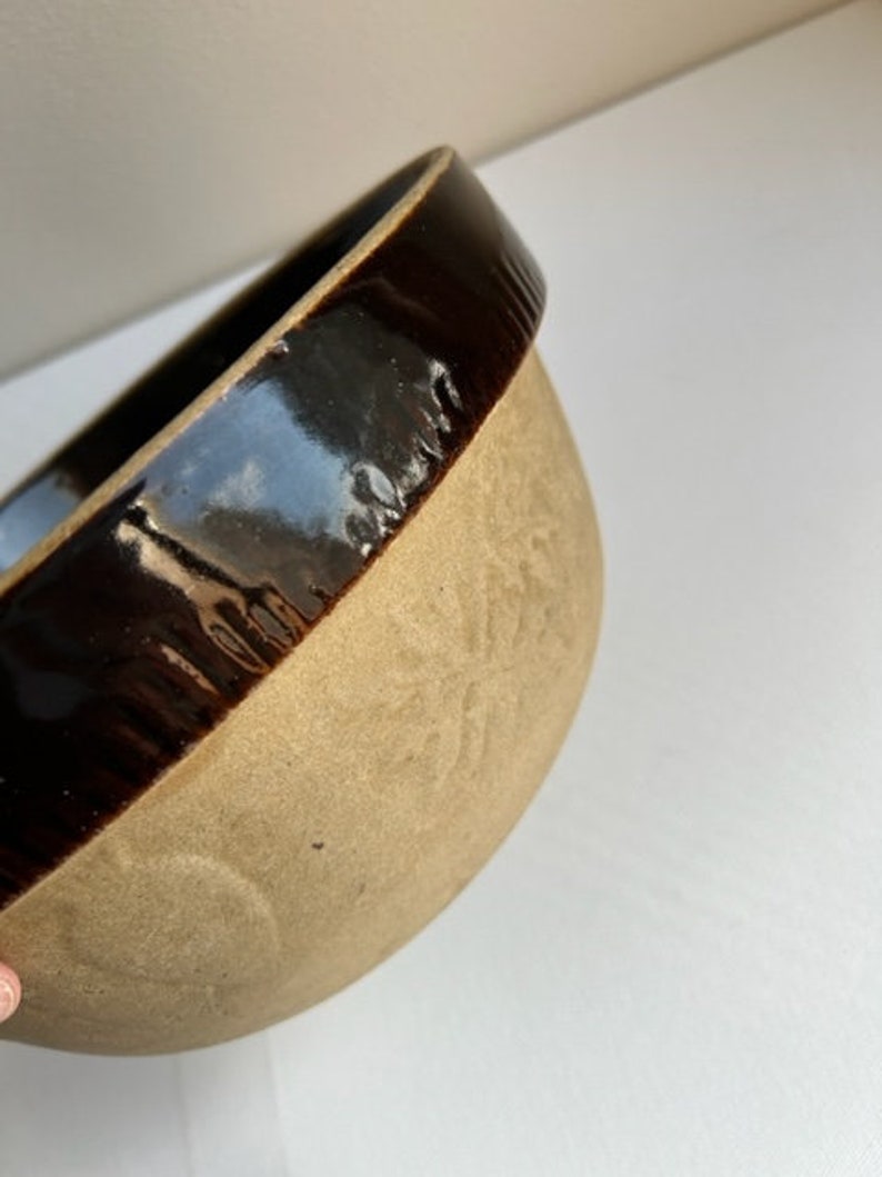 Cook Rite Stoneware Bowl Glazed Bowl Cookin Ware Mixing - Etsy