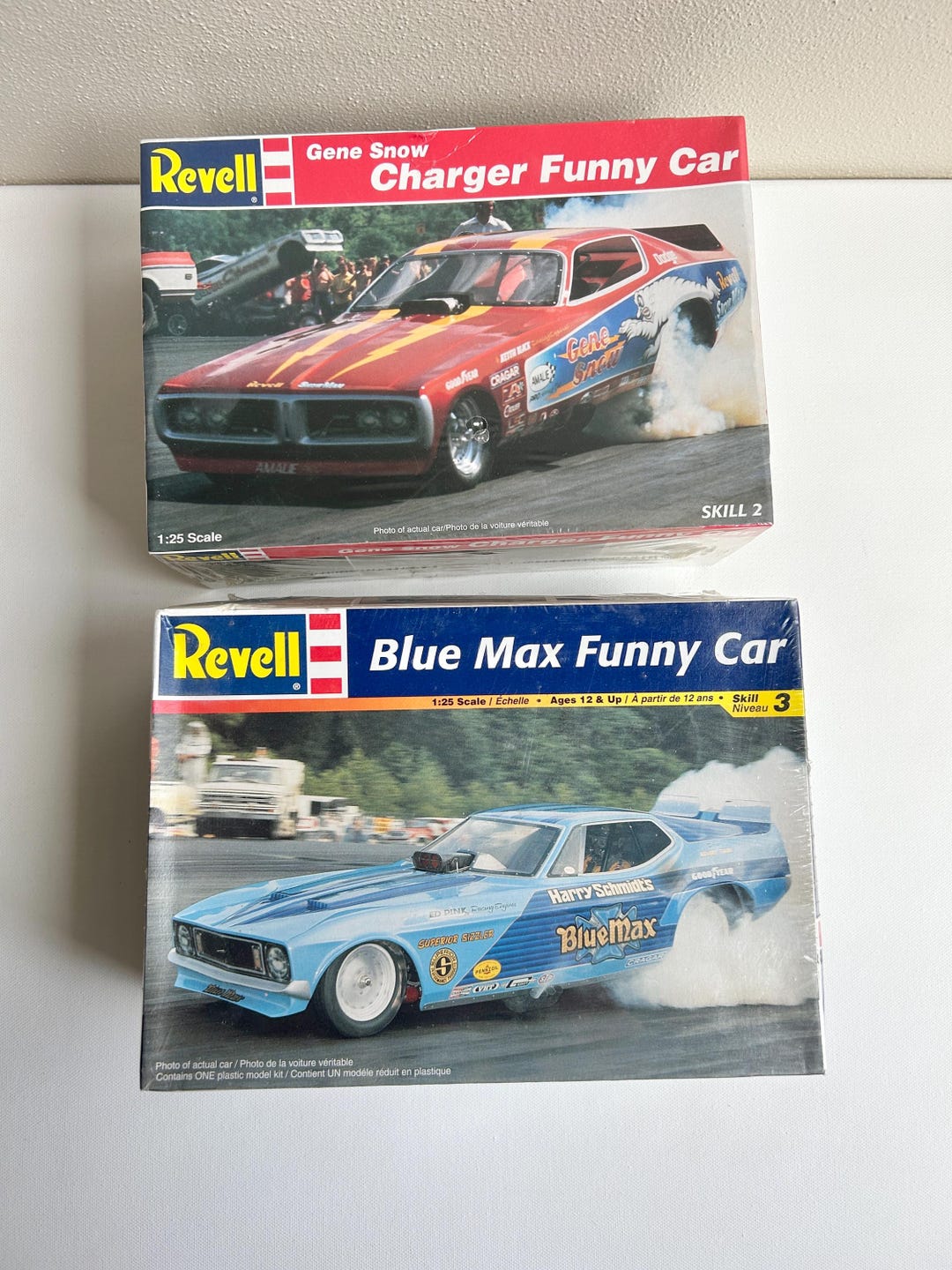 1990s Revell Funny Car Model Kits, SEALED, Set of 2: Blue Max and ...