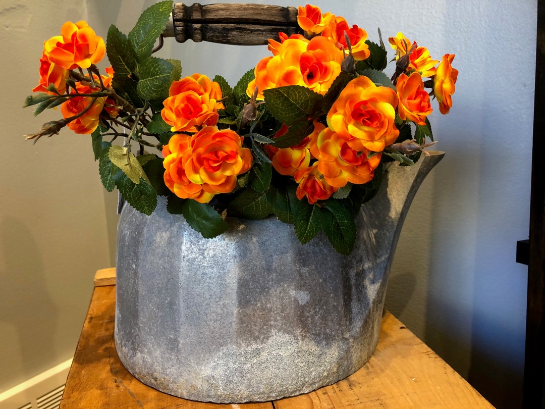 1902 Colonial Tea Kettle, Wagner Ware 6 Qt., 1900s Aluminum Tea Kettle ...