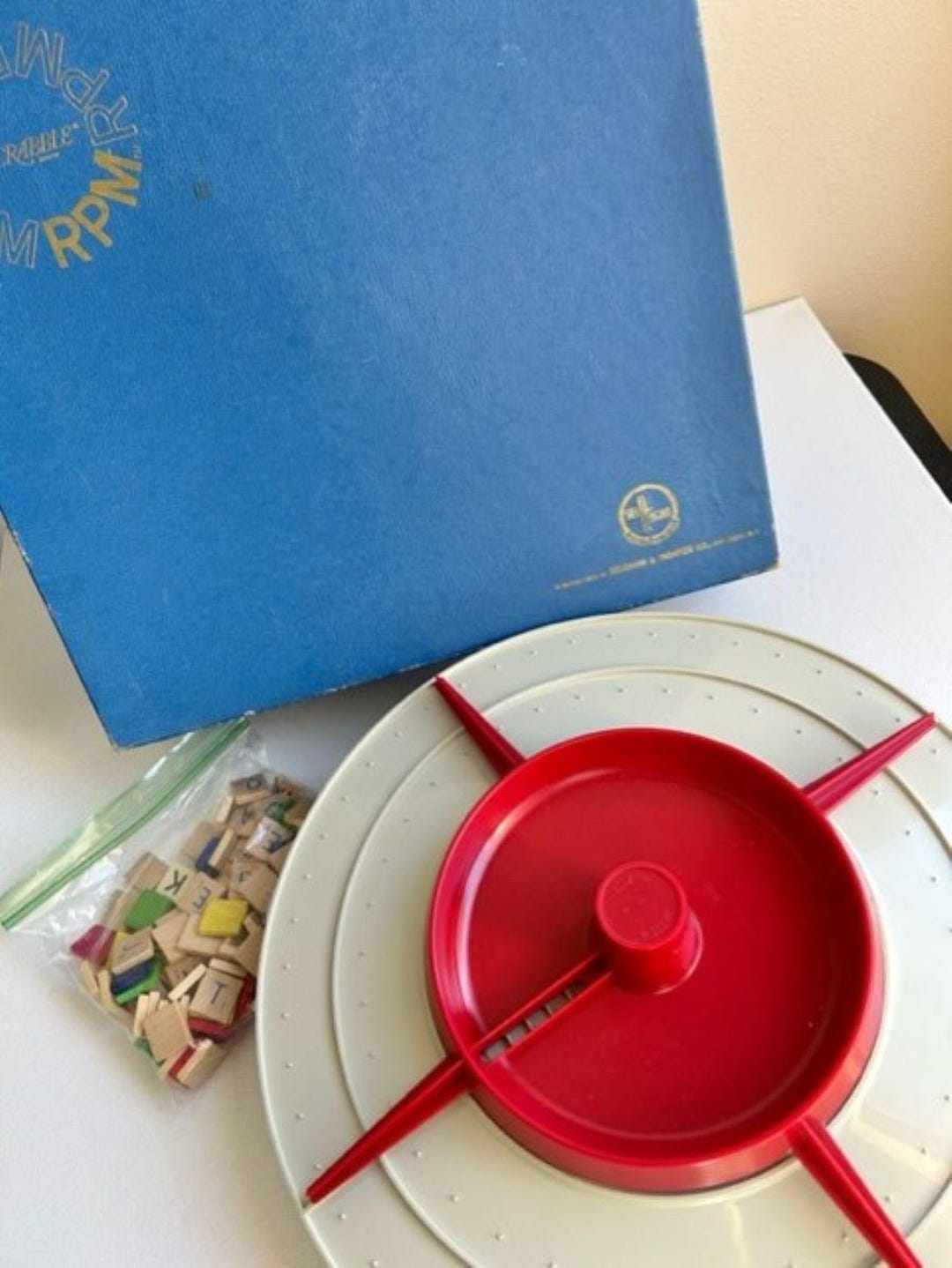 1971 RPM Scrabble Game With Revolving Board, COMPLETE - Etsy