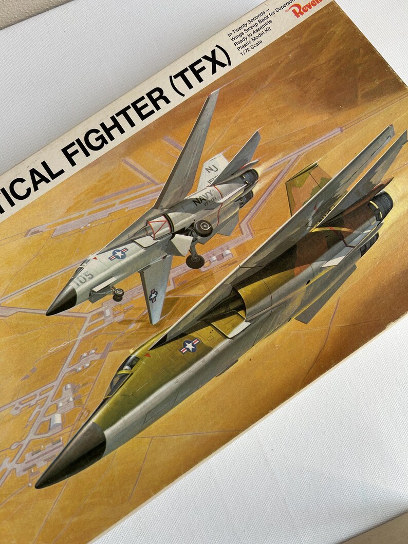 1966 Revell F-111 Tactical Fighter TFX Model Kit, Sealed Contents, RARE ...