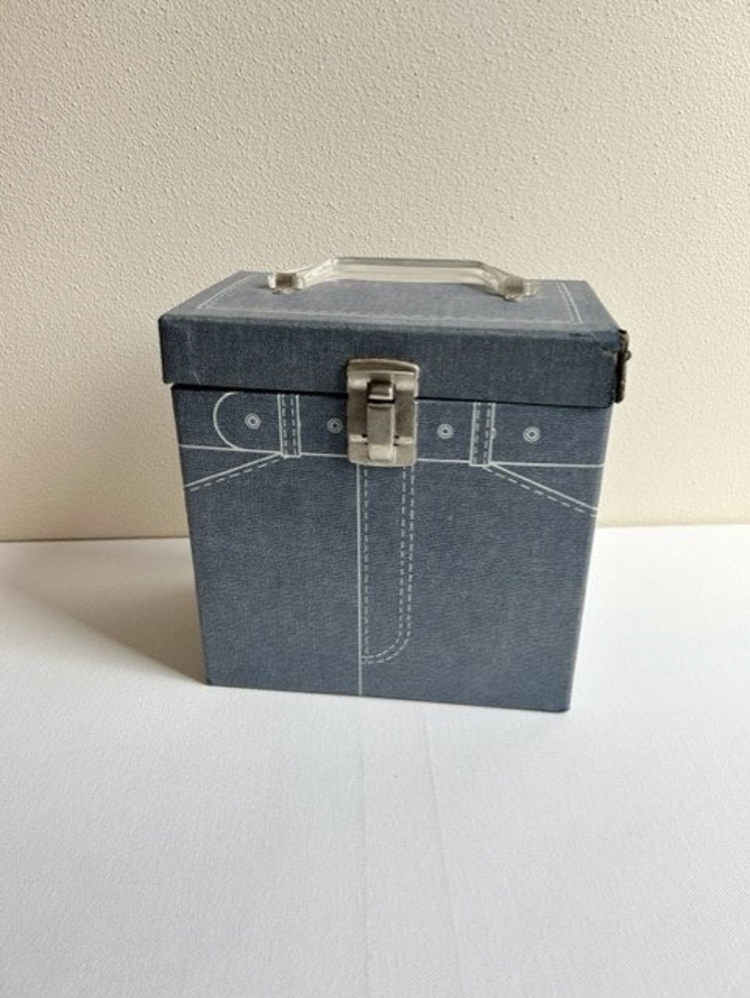 Platter Pak 45 RPM Record Case With Handle, Denim Jeans, 45 RPM Record ...