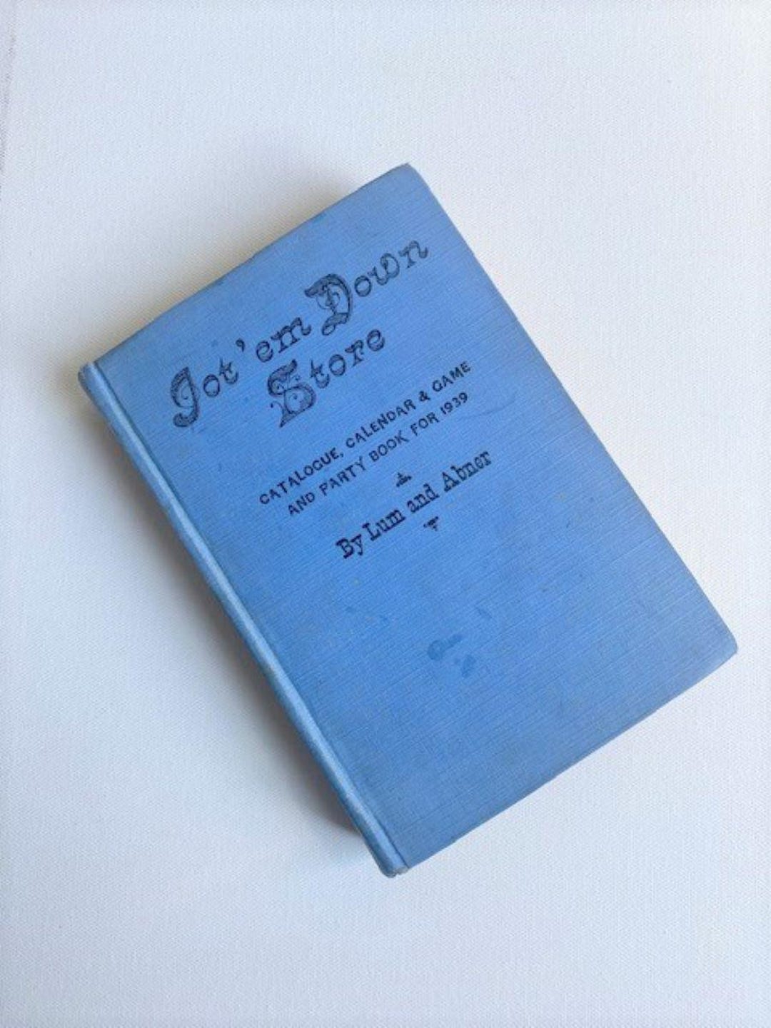 1939 Jot ‘em Down Store Book: Vintage Games, Quizzes, Jokes - Etsy