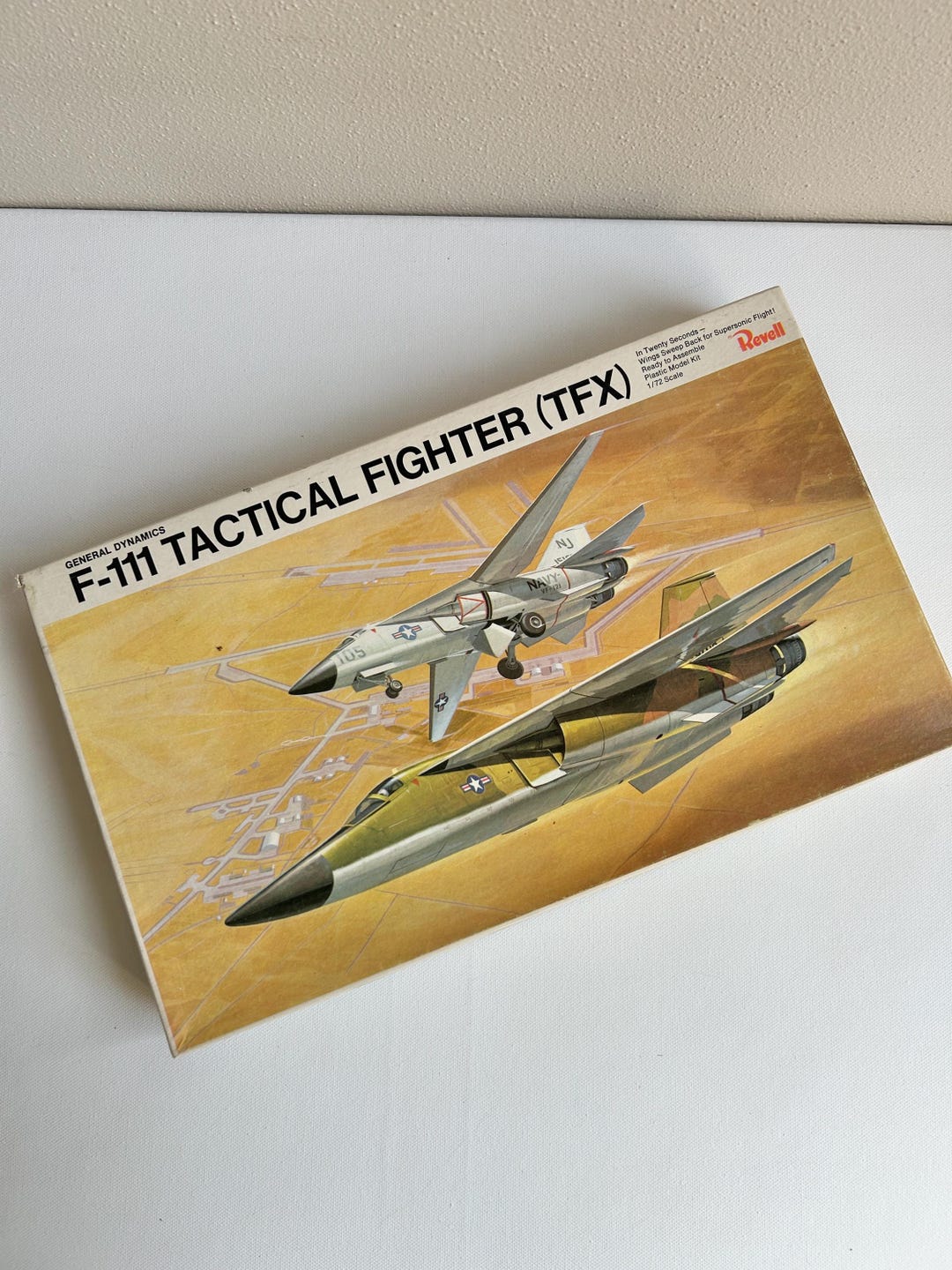 1966 Revell F-111 Tactical Fighter TFX Model Kit, Sealed Contents, RARE ...