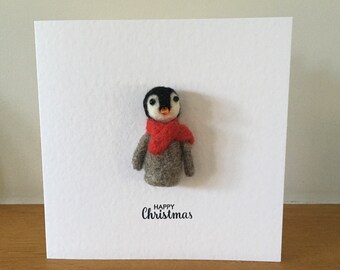 Needle Felted Card - Etsy