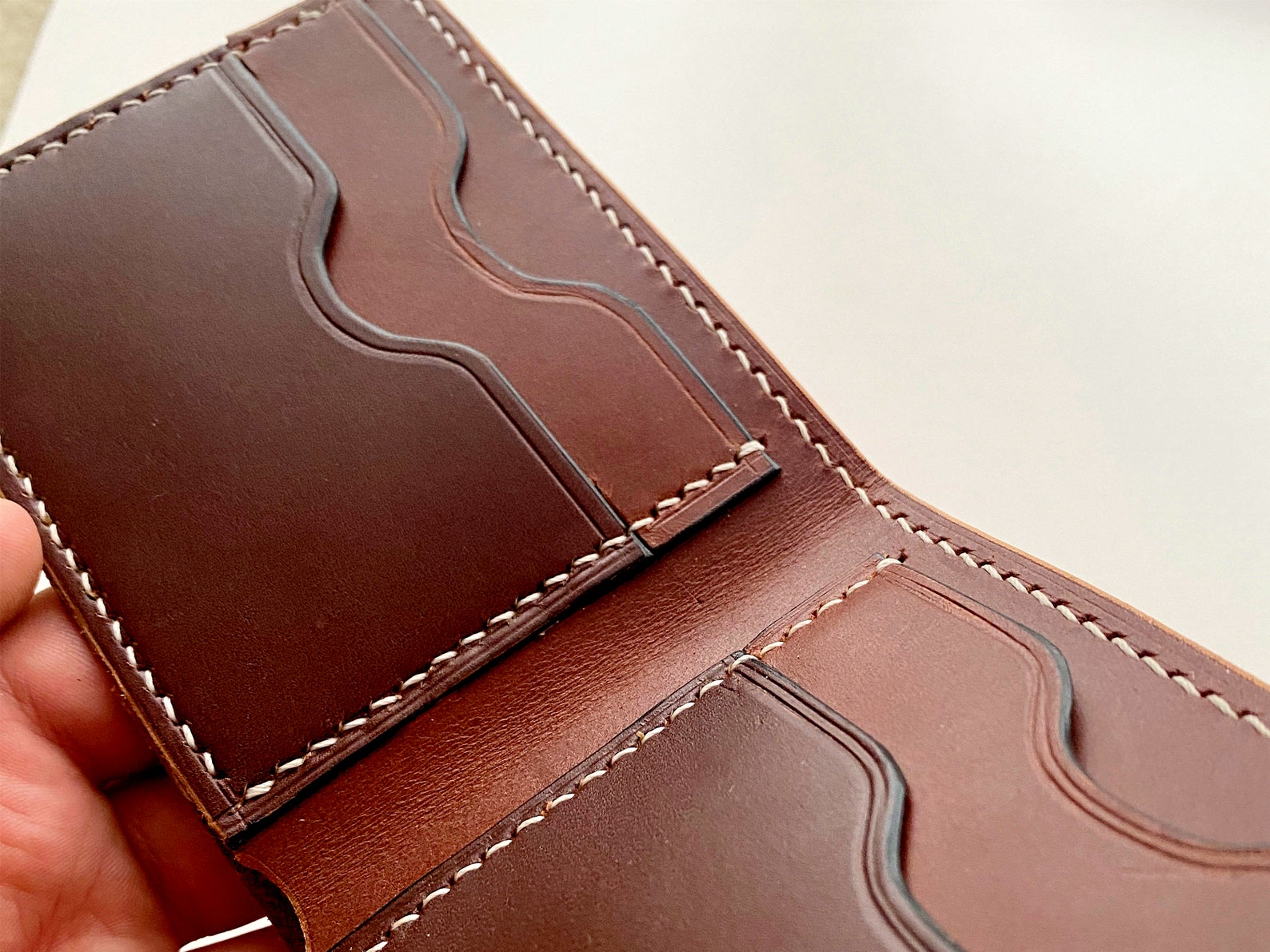 Leather Card Wallet Template Pattern PDF Download - Etsy