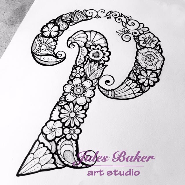 Doodle Letter P