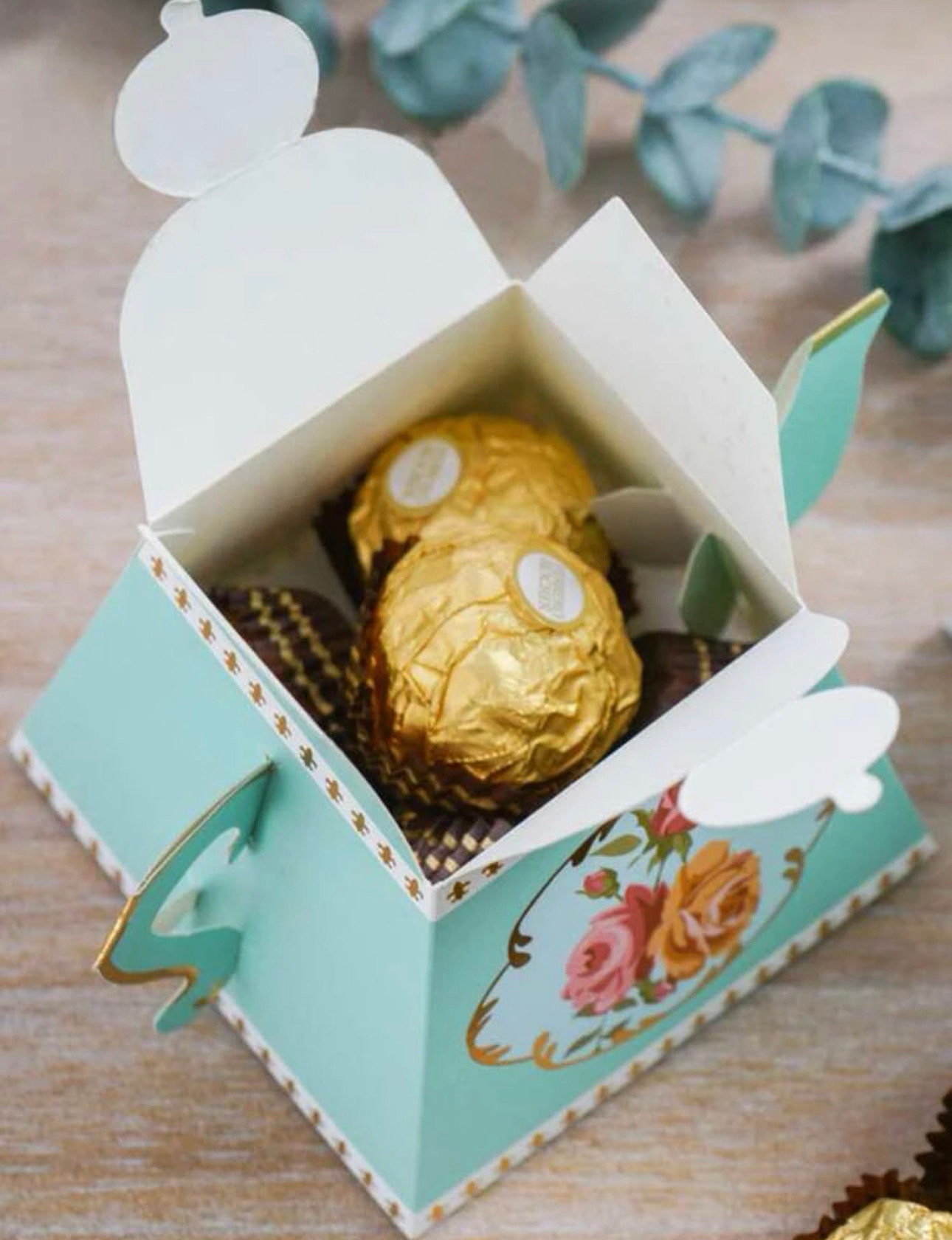 Tea Pot Favor Box Candy Favor Box Thank You Party Favor Box Sweet ...