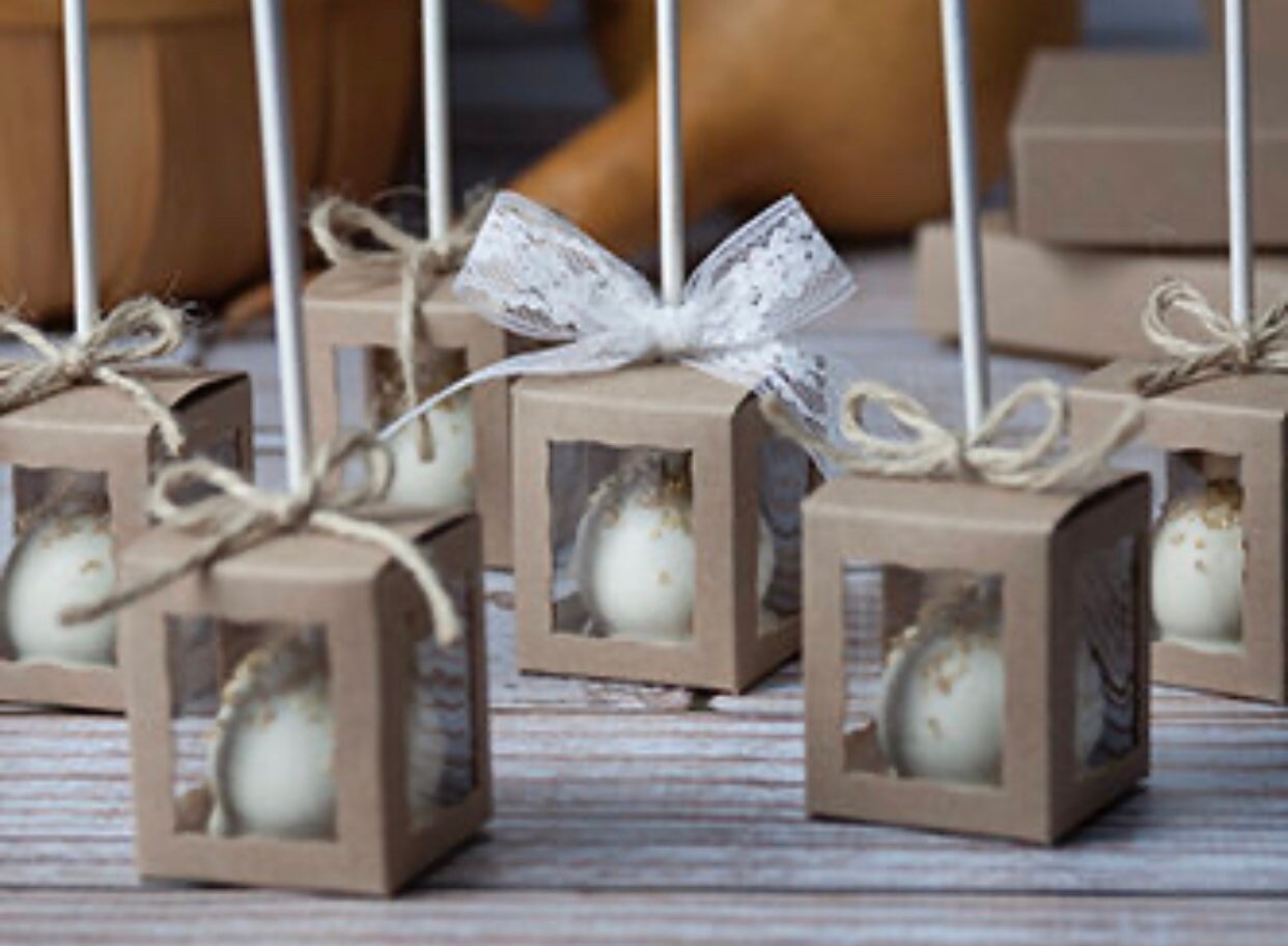 Cake Pop Box | Cake Pop Display Box | Box for Cake Pops | Clear Display ...