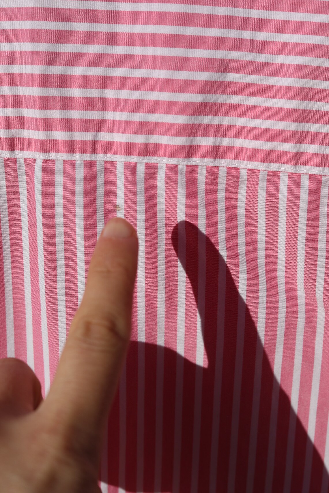 90s Style Pin Striped Pink White Button Down Boyfriend Shirt - Etsy