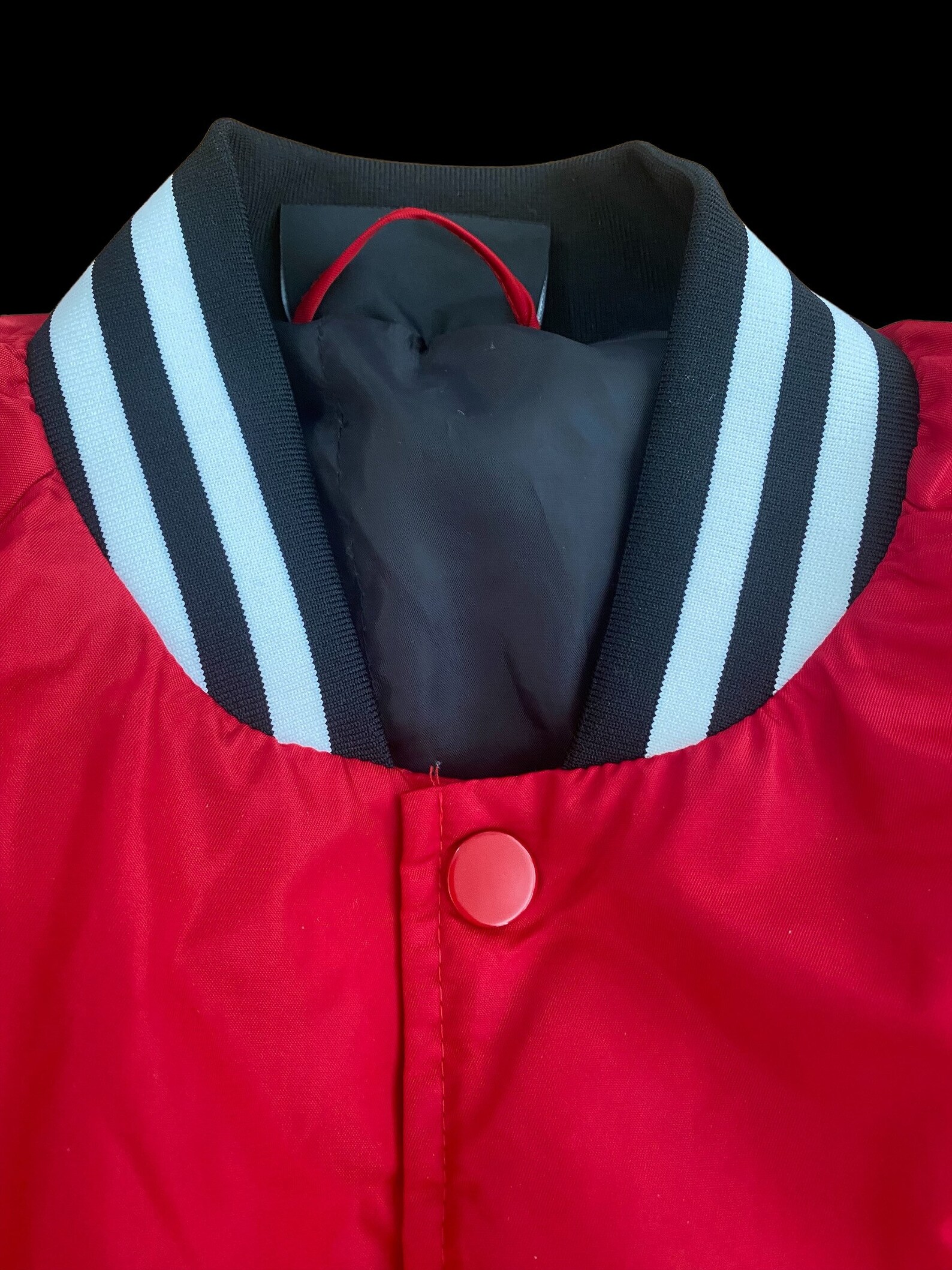 Unisex Red Nylon Bomber Jacket: Lightly Insulated, Size M - Etsy