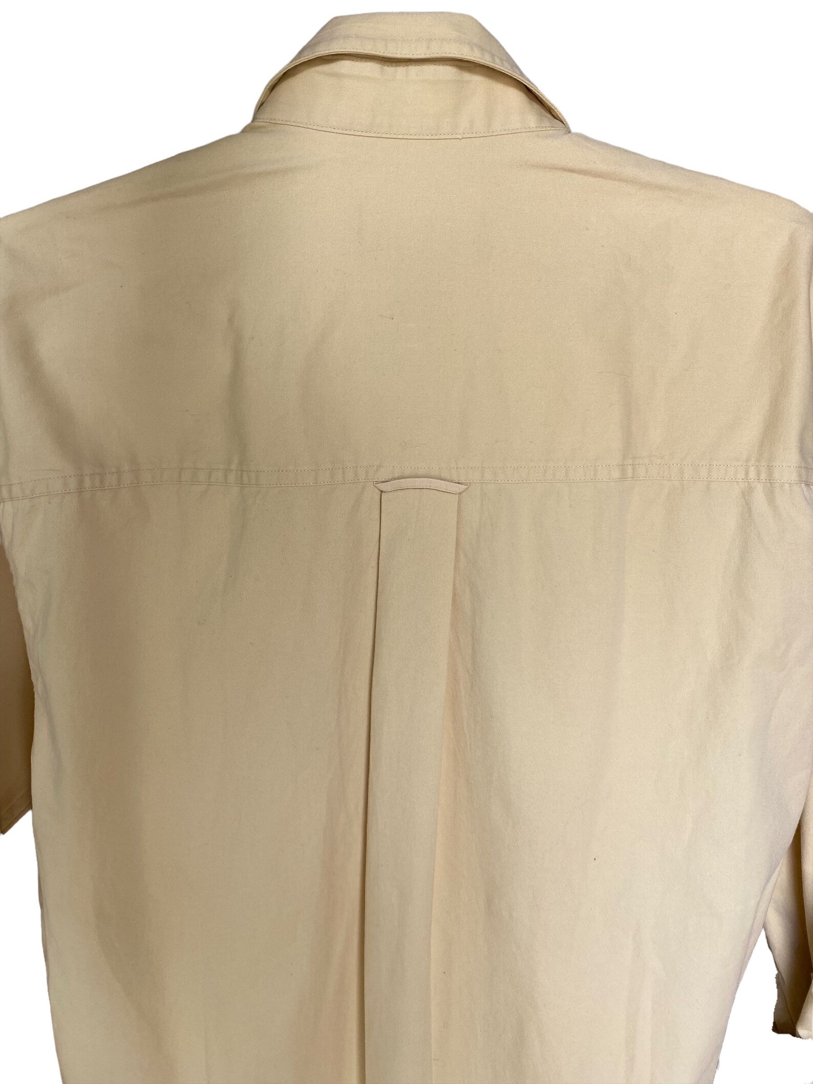 New No Tags Chaps by Ralph Lauren Mustard Pale Yellow Cotton Boyfriend ...