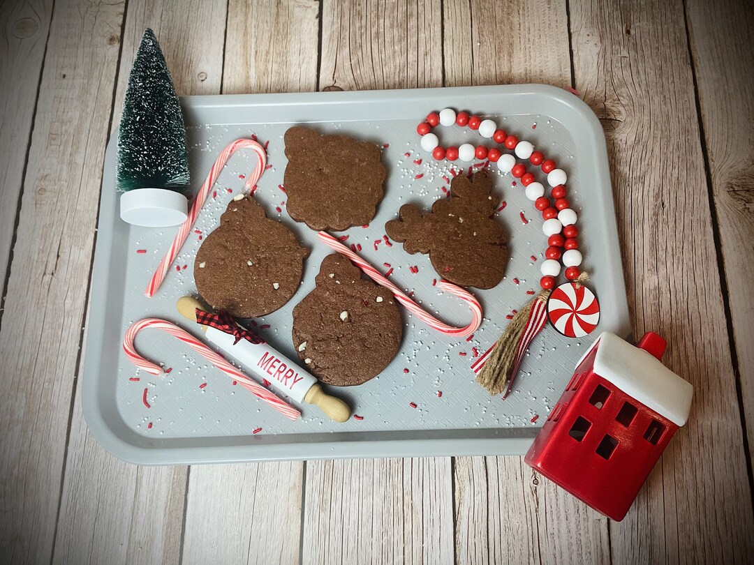 Chocolate Peppermint Cut Out Cookie Recipe - Etsy