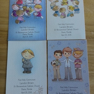 First Communion Remembrance Cards, Christening Announcements - Etsy