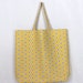 Blue Chevron Tote Bag, Daisy Tote Bag, Reversible Tote Bag, Tote Bag ...