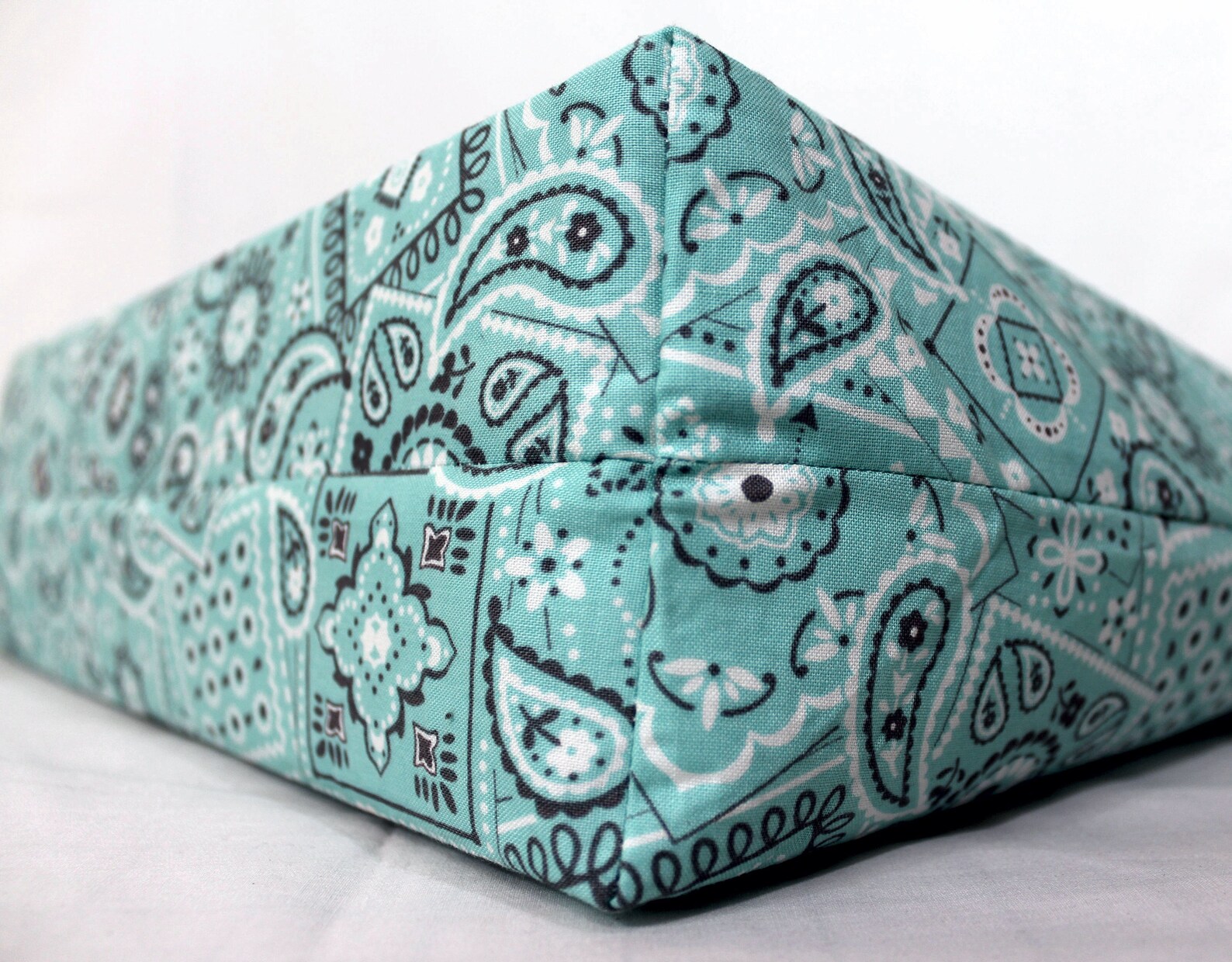 Aqua Tote Bag Reversible Tote Bag Handmade Tote Bag Lined - Etsy