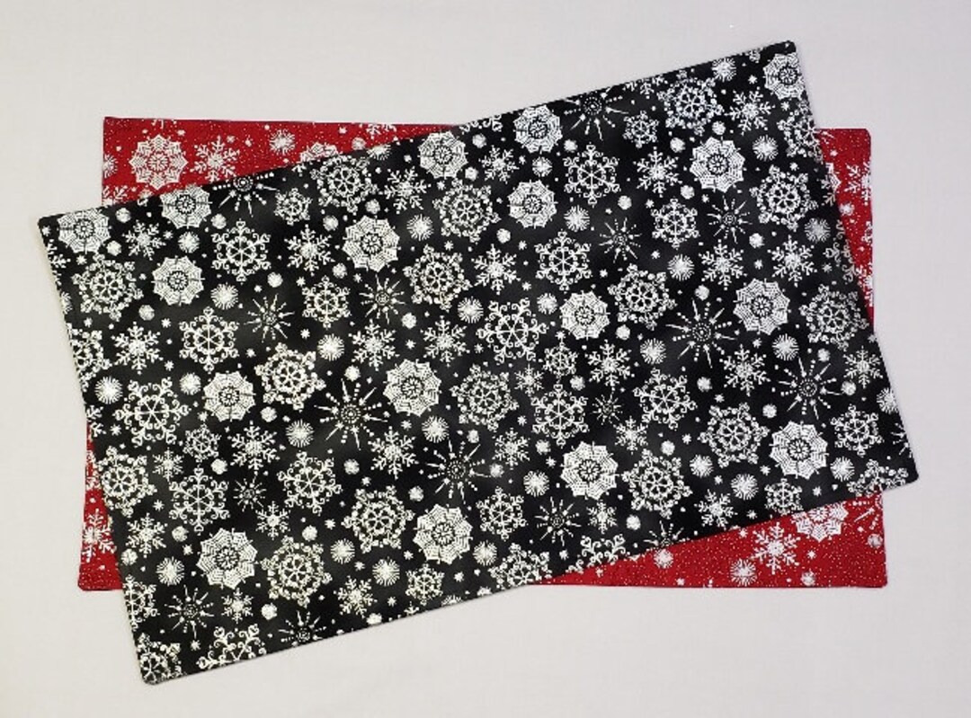 Christmas Placemats, Holiday Placemats, Snowflake Placemats, Handmade ...