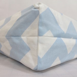 Blue Chevron Tote Bag, Daisy Tote Bag, Reversible Tote Bag, Tote Bag ...