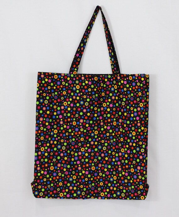 Colorful Tote Bag Reversible Tote Bag Handmade Tote Bag | Etsy