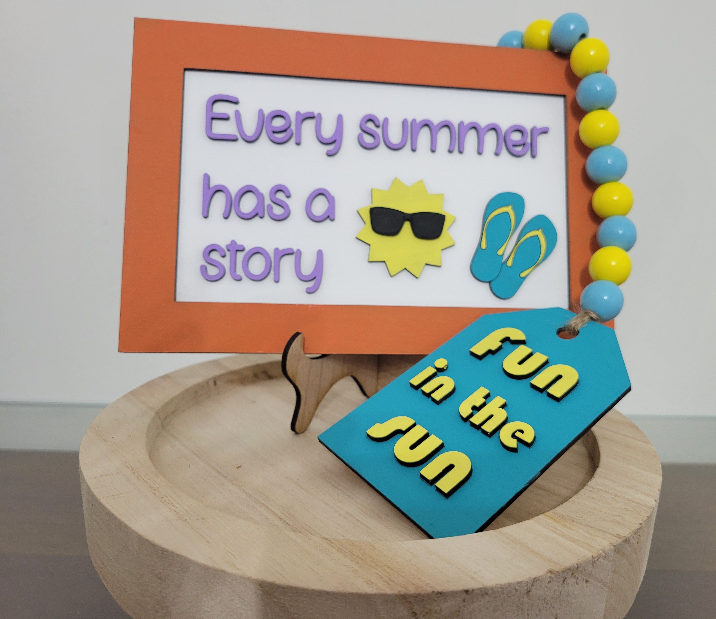 Reversible Spring & Summer Sign Spring Sign Summer Sign - Etsy