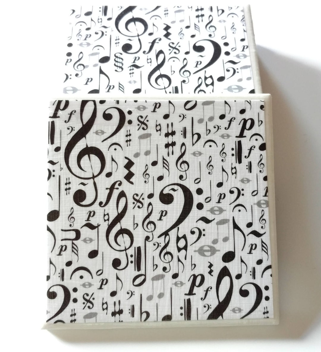 Ceramic Music Note Coasters, Glossy Finish, Felt Backed - Etsy