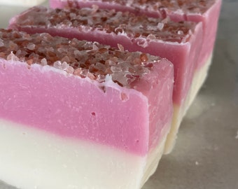 Himalayan Salt Bar/ Sea Salt Bar / Pink Himalayan Salt / Detox Soap ...
