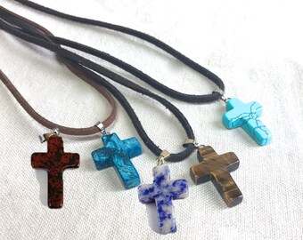 Small stone crosses | Etsy