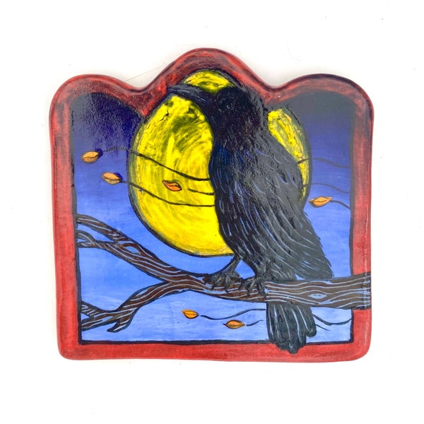 Raven Tile - Etsy