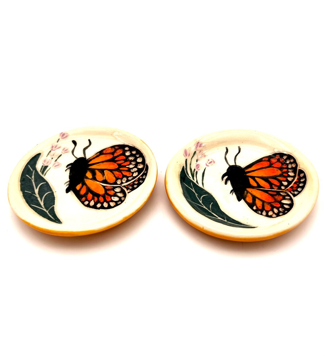 Monarch Butterfly Dish, Small Trinket Dish Ring Storage Jewelry Teabag ...