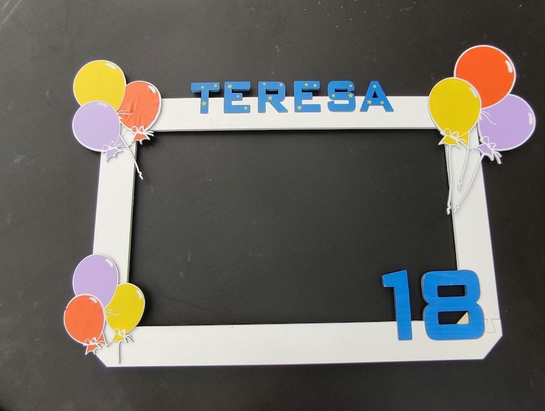 S, Elfie Frame 18 Years, Selfie Frame for Birthday, Wedding, New Year ...