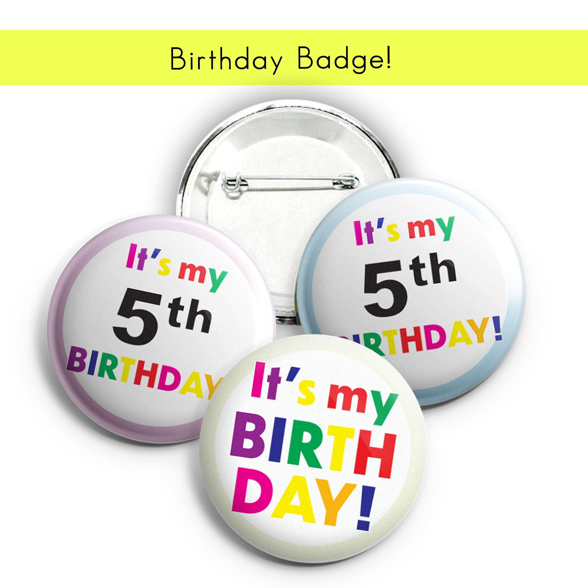 Its My Birthday Badge
