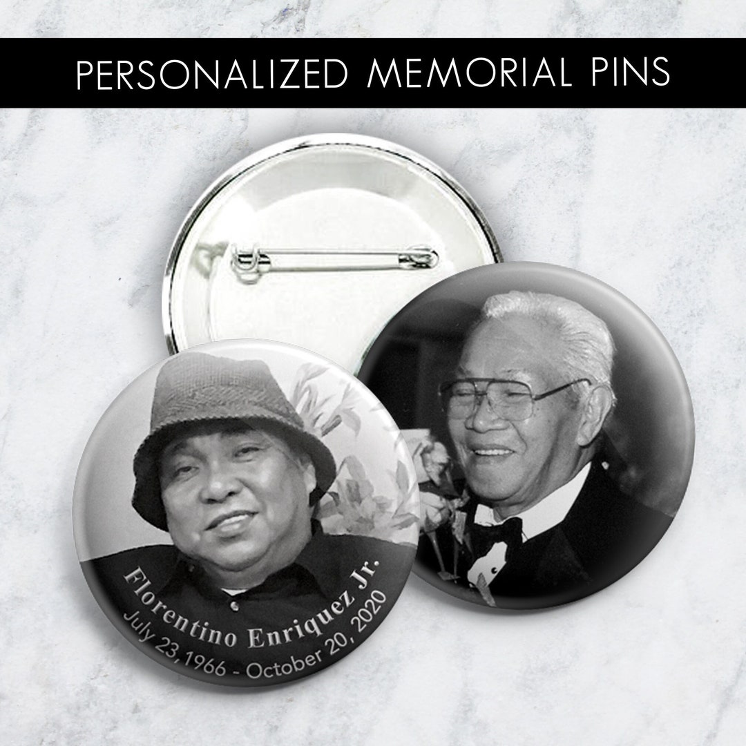 Memorial Pins, Funeral, in Loving Memory, Grieving, Mourning - Etsy