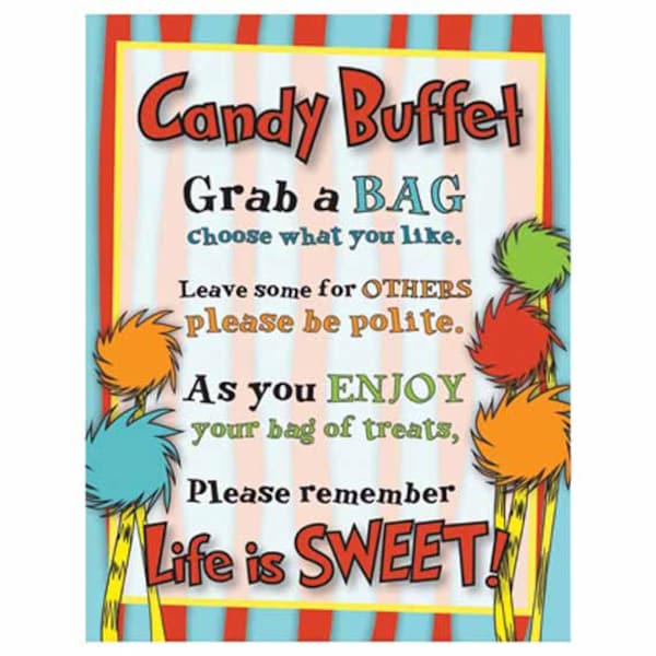 Candy Buffet Sign - Etsy