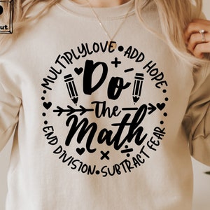 Math Teacher SVG, 100 Days of School Svg, It's A Good Day to Do Math ...