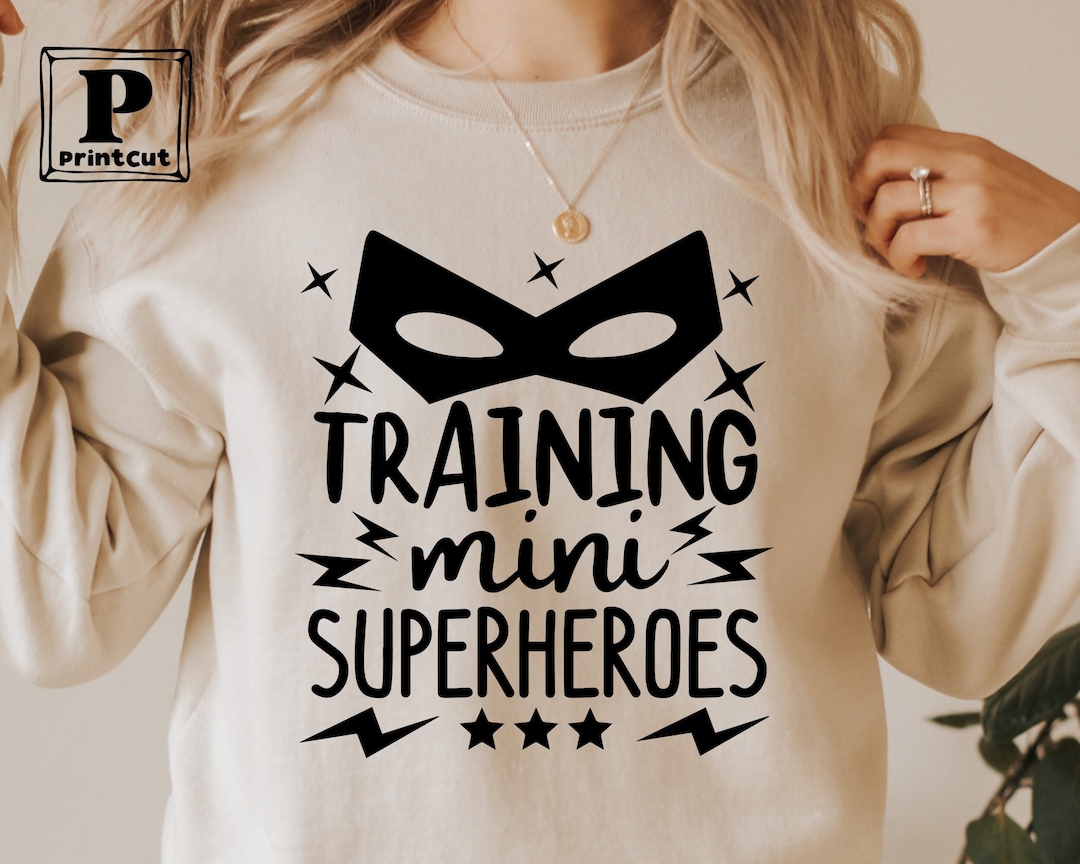 Training Mini Super Heroes Svg, Teacher Shirts Svg, Teacher Life Svg ...