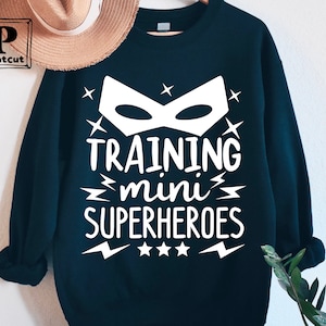Training Mini Super Heroes Svg, Teacher Shirts Svg, Teacher Life Svg ...