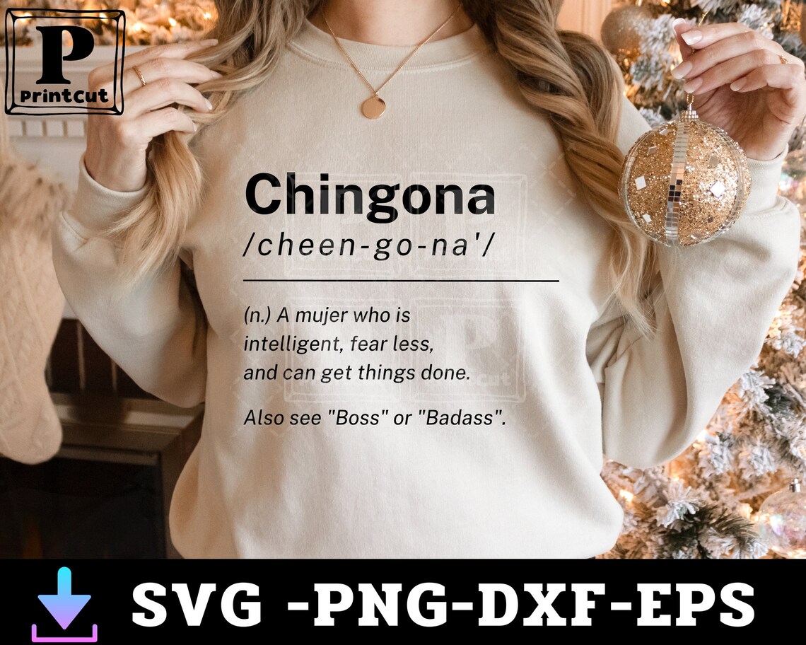 Chingona SVG Mexican SVG Latina Af Svg Latina Power - Etsy