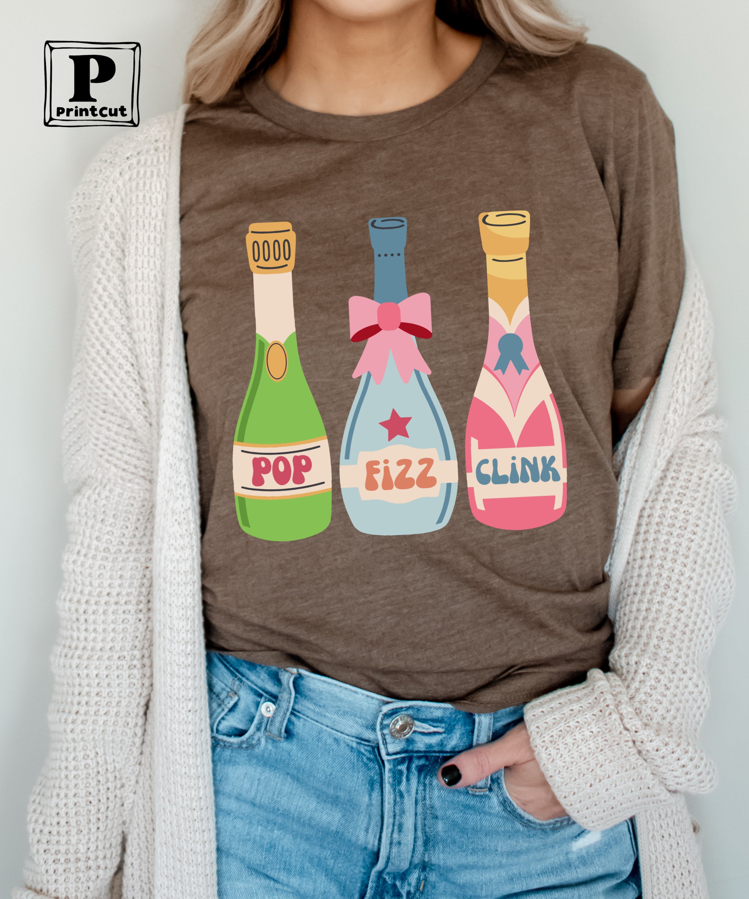 Pop Fizz Click Svg , Birthday , Celebration Design , Bride Party ...