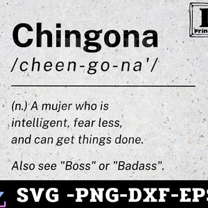 Chingona SVG, Mexican SVG , Latina Af Svg , Latina Power Svg,bad Ass ...