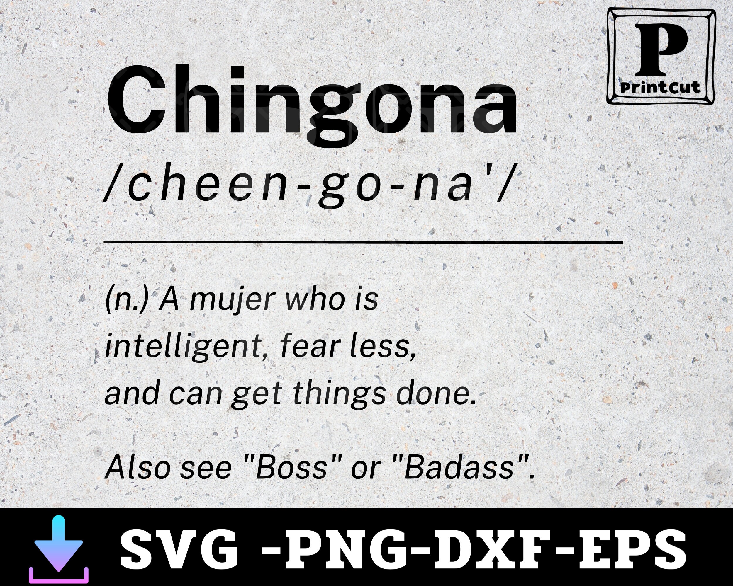 Chingona SVG Mexican SVG Latina Af Svg Latina Power - Etsy