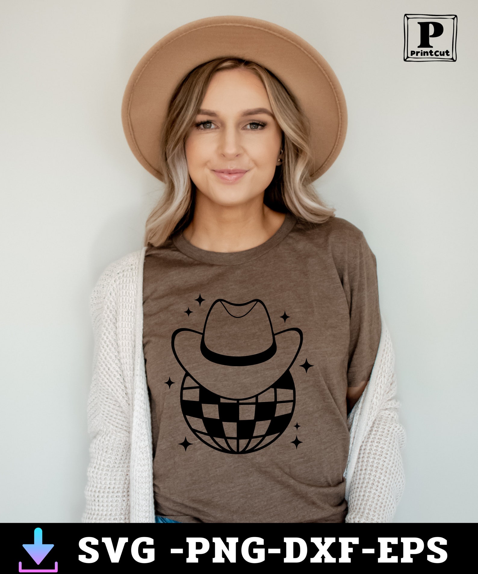 Disco Cowgirl SVG , Cowgirl Howdy Svg, Texas Svg , Wavy Letters ...